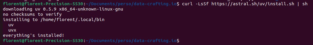 [JOUR 16] II. Python, the right way : Configuration de projet avec UV