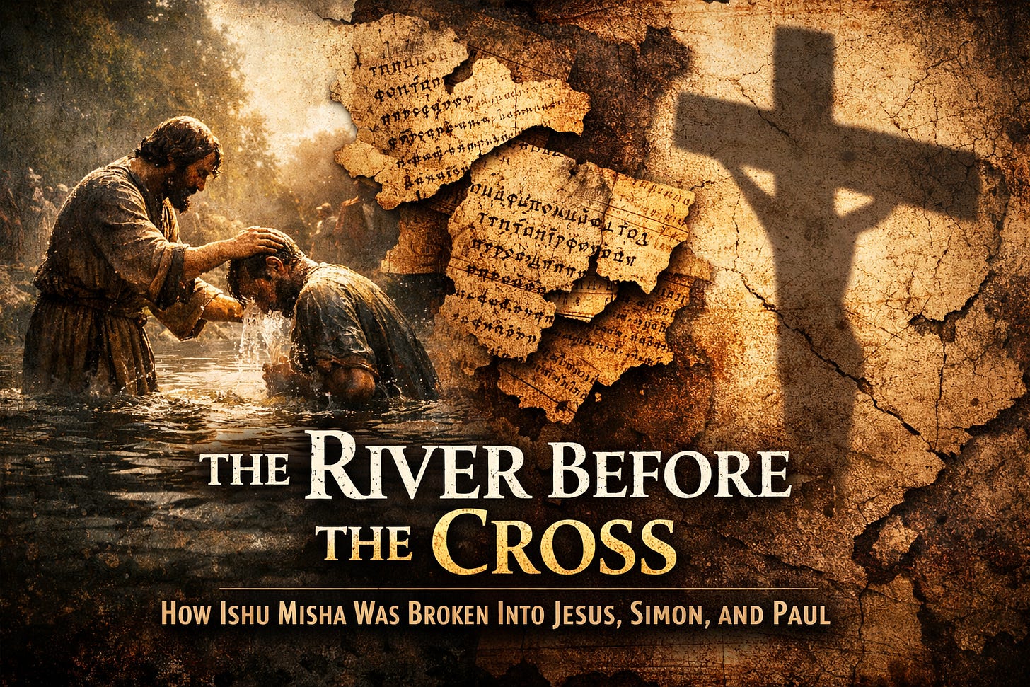 The River Before the Cross: How Ishu Misha Was Broken Into Jesus, Simon ...