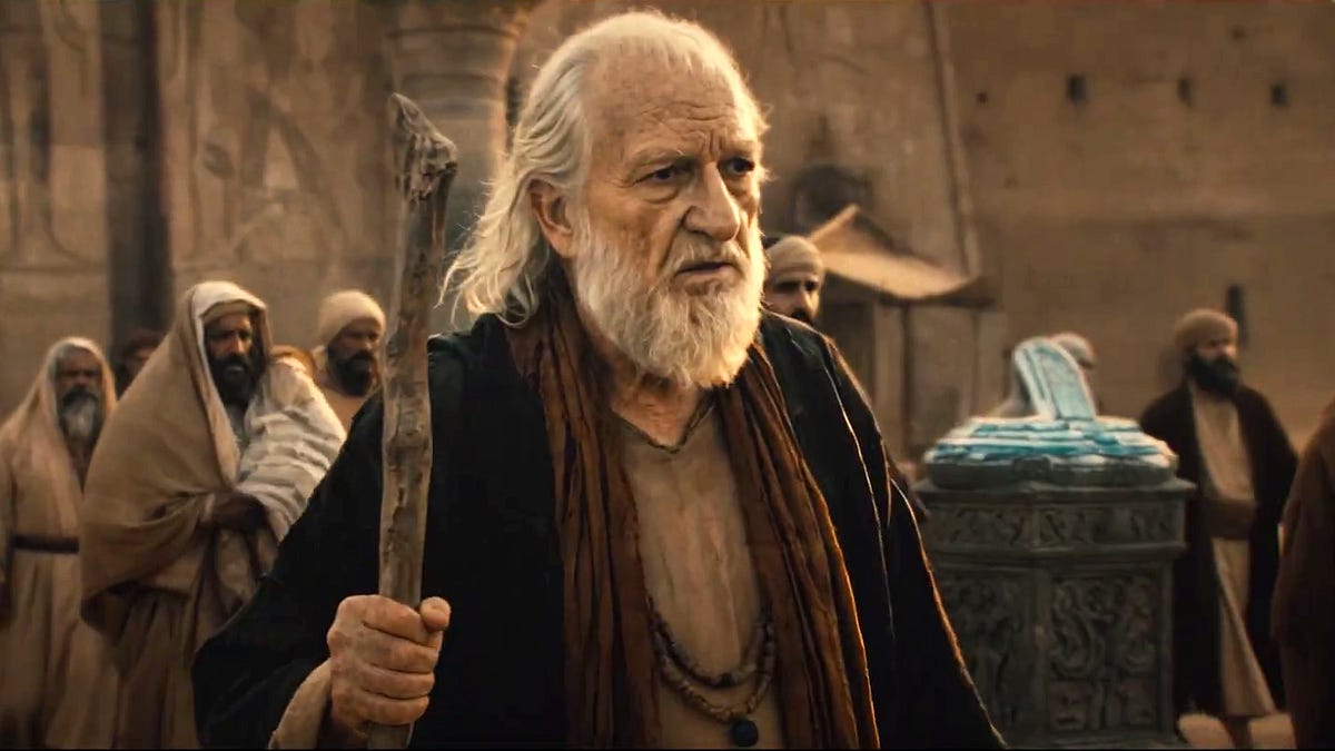 Watch: Ben Kingsley plays Moses — again! — in a prequel to House of David