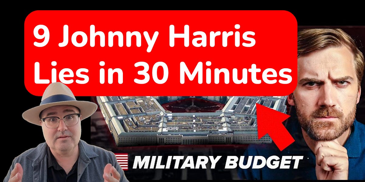 Johnny Harris Lied about the Military Budget
