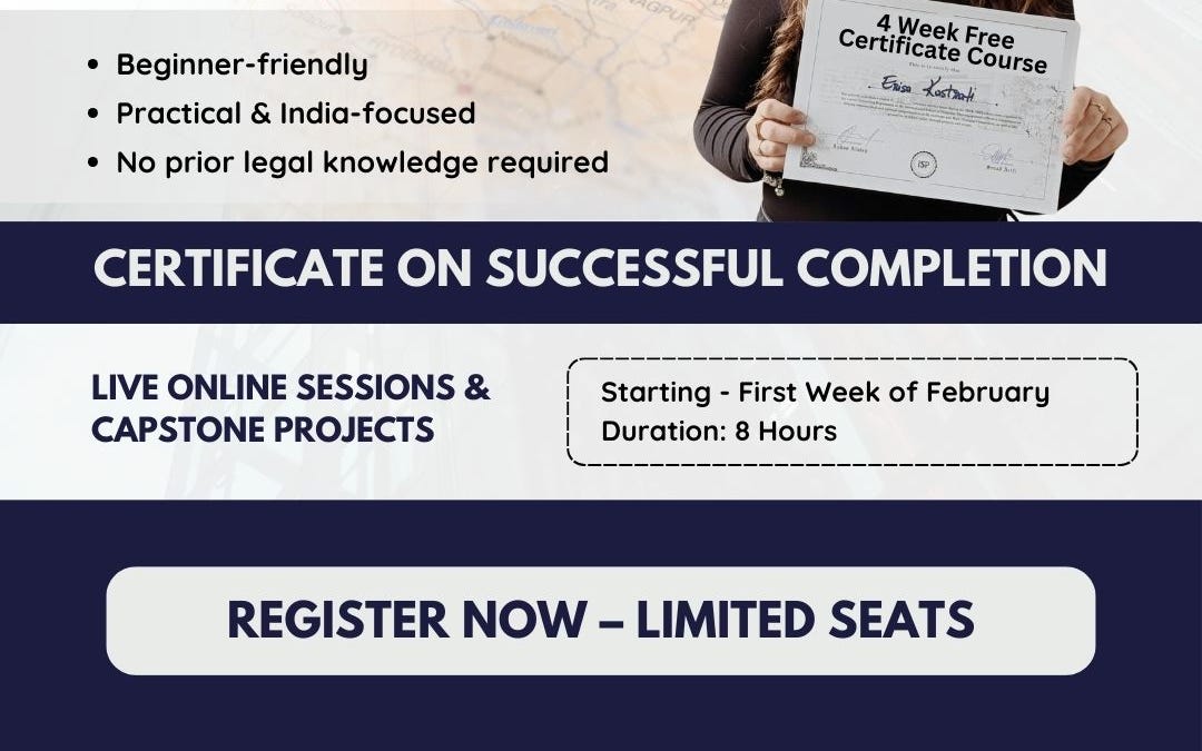 DPDP Act 2023 – Free Certificate Course Announcement