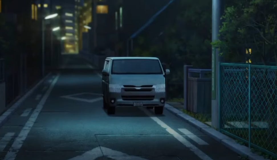 Here Are 10 Cool Cars That Somehow Found Their Way Into Non-Racing Anime