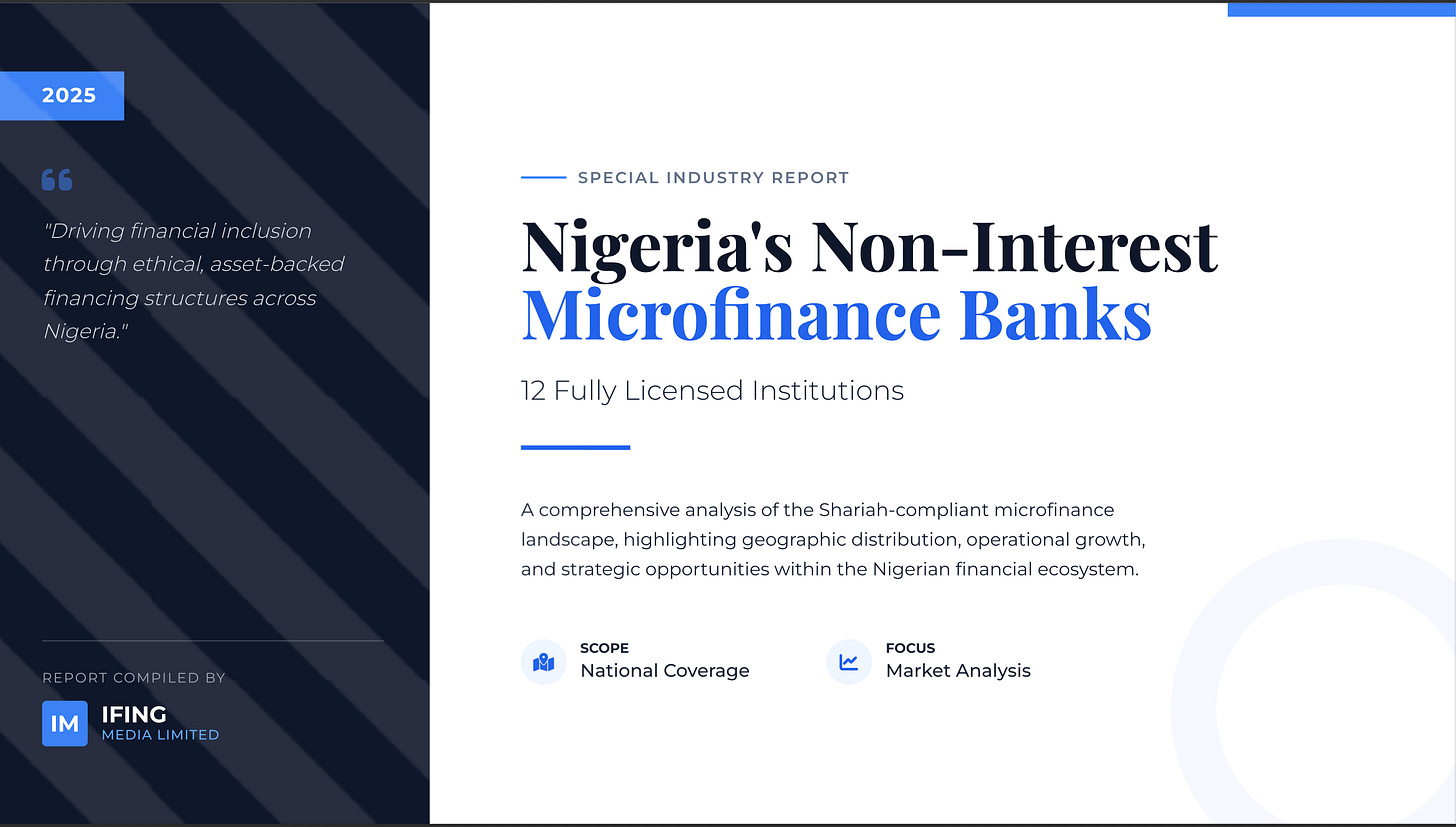 IFNGs Report on Nigeria's Non-Interest Microfinance Banks