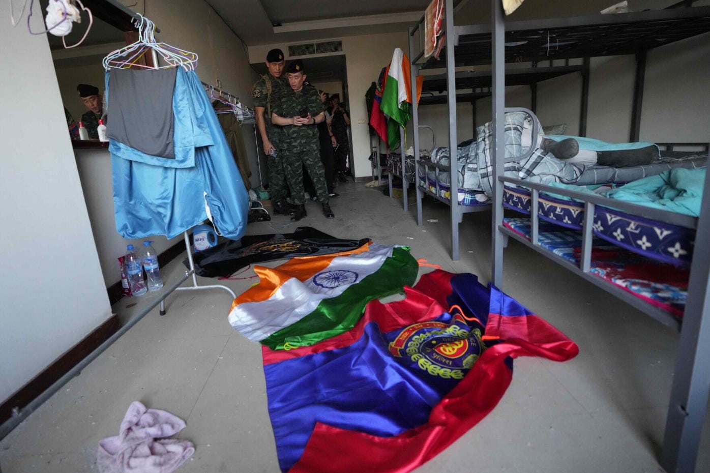 Border Building Turns Military Hub - by Horng Vothana