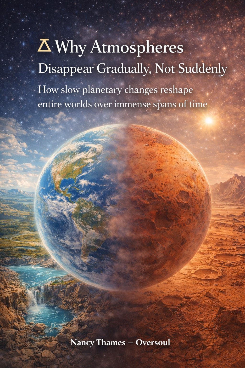 Why Atmospheres Disappear Gradually, Not Suddenly