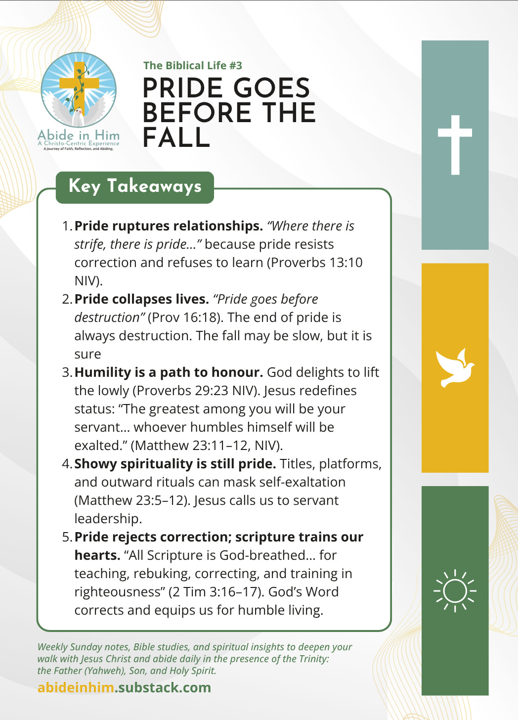 Pride Goes Before the Fall (Proverbs 16:18). What Bible Says