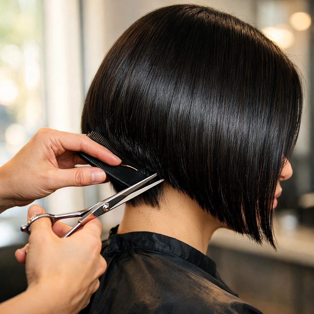 Precision Cutting Mastery: Why the Blunt Bob and Curtain Bangs are the ...