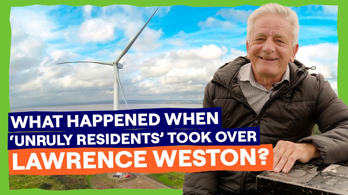 What happened when “unruly residents” took over Lawrence Weston?