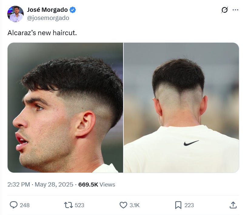 Victor Barber: Cutting Words With the Man Behind Carlos Alcaraz's Hair