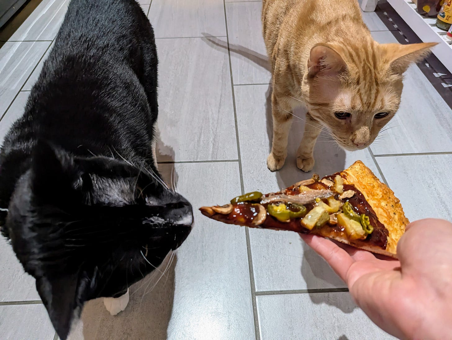 what is the black thing in pizza