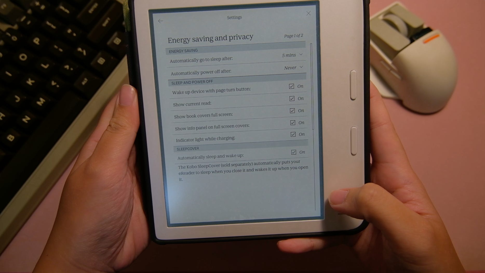 How I customized my wallpaper on Kobo Libra Color - Are you curious?