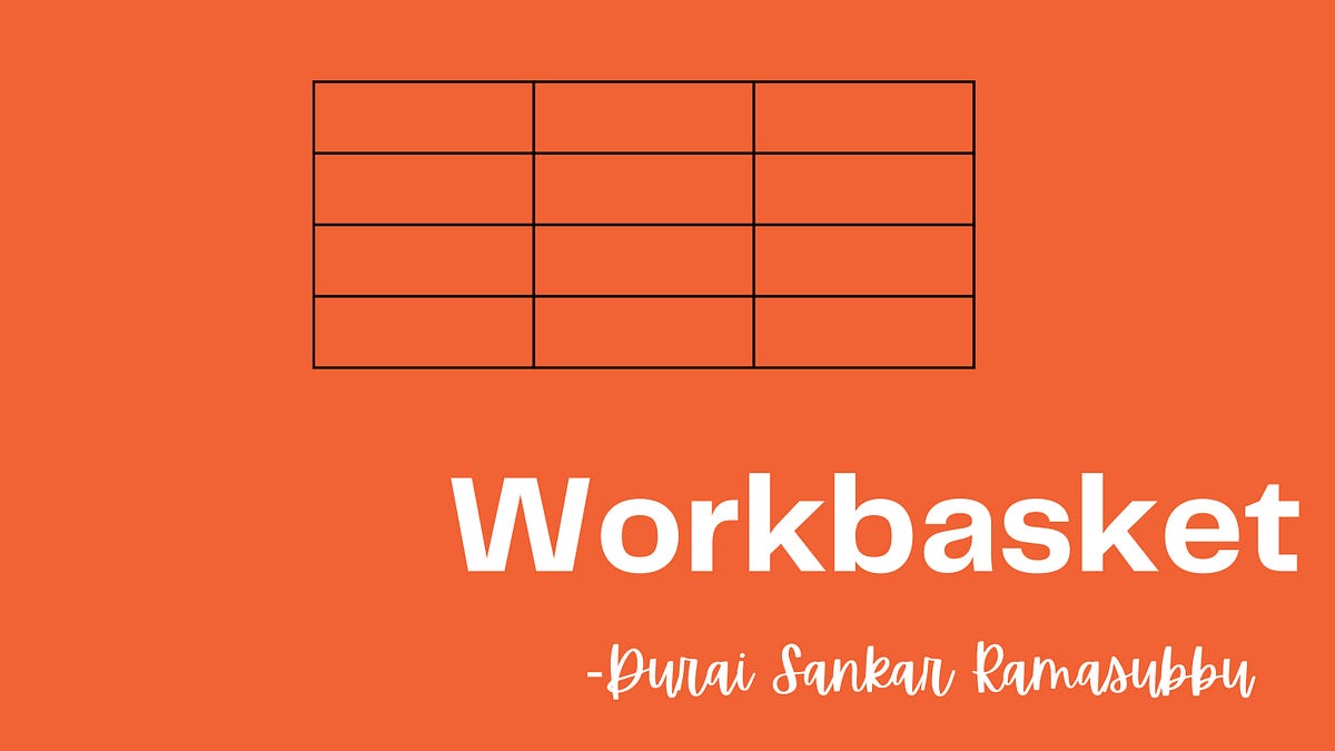 Architecture behind Worklist & Workbasket DB Tables