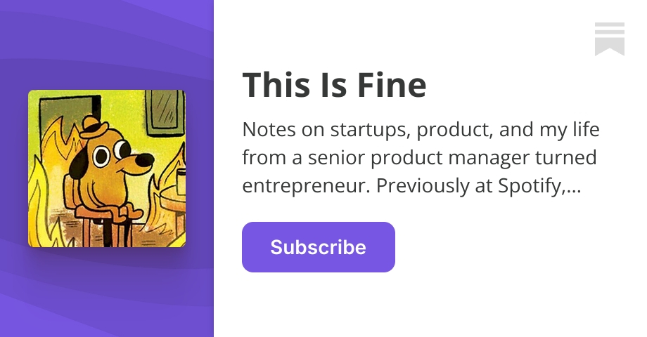 This Is Fine | Lachlan Green | Substack