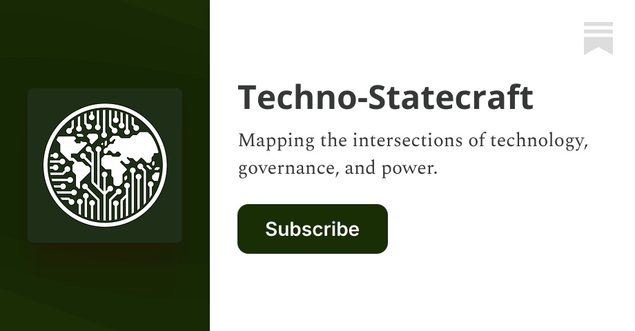 Techno-Statecraft | Justin Kollar | Substack