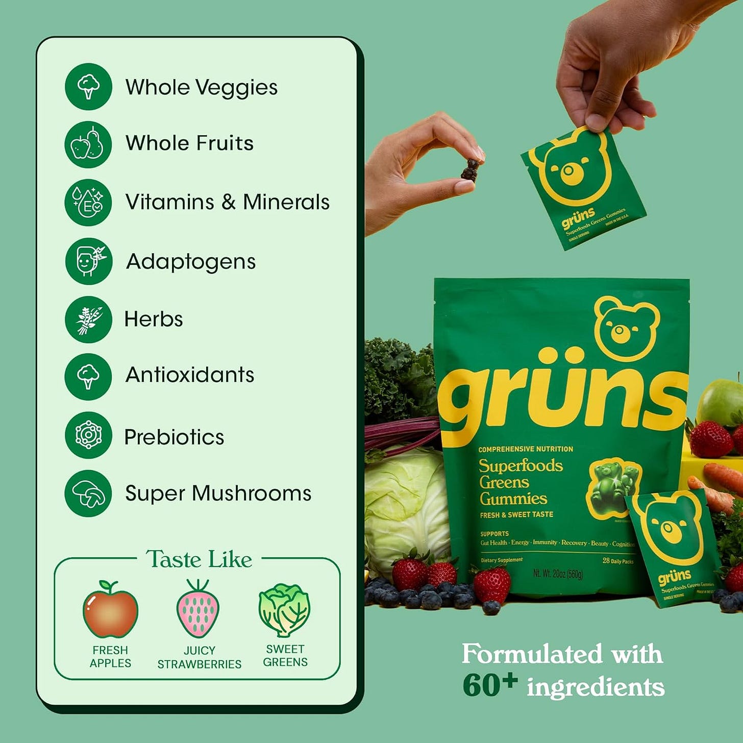 Grüns Supplements: How a Gummy Bear Startup Is Disrupting the $16 ...