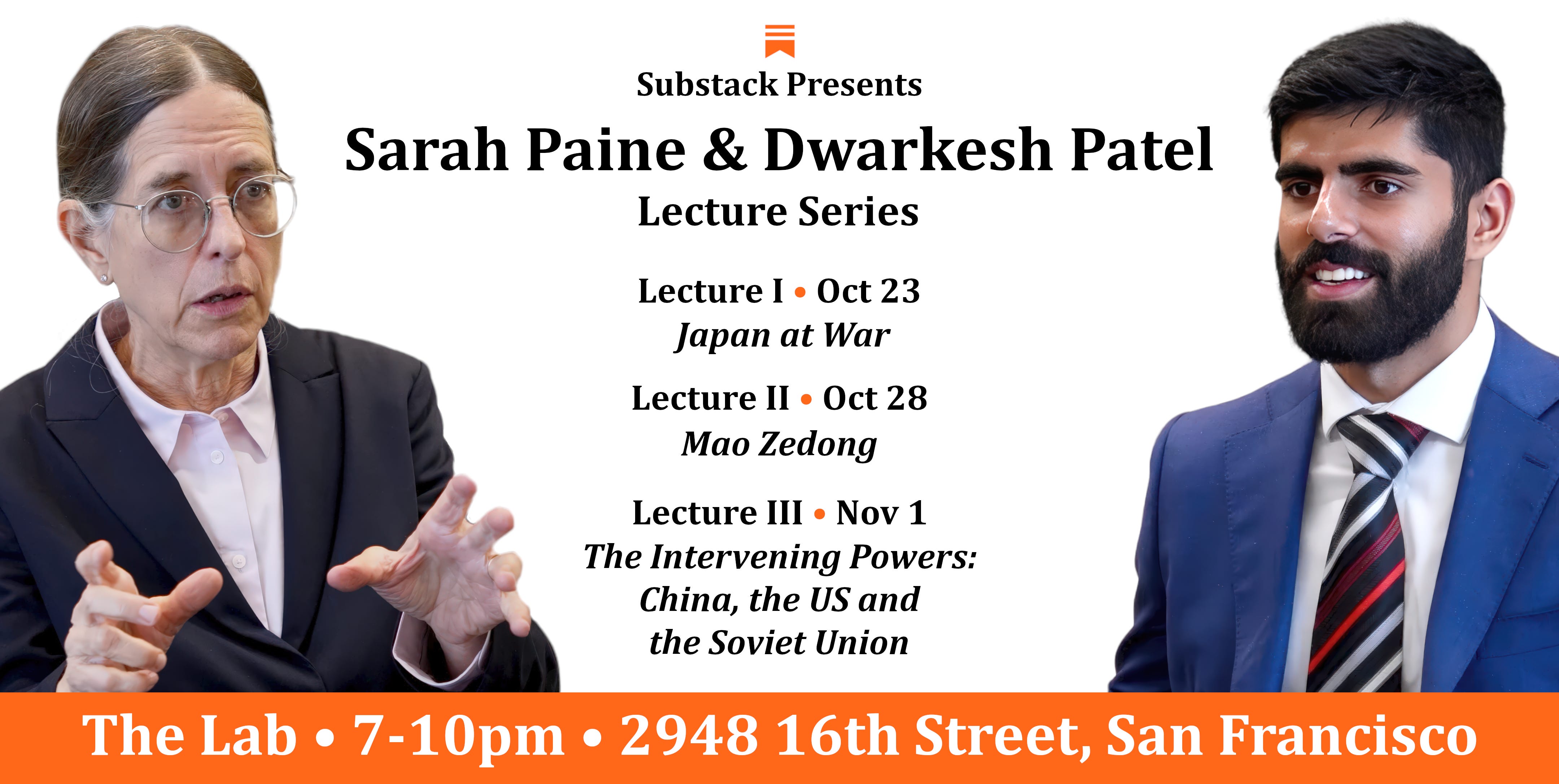 Sarah Paine & Dwarkesh Patel Lecture Series
