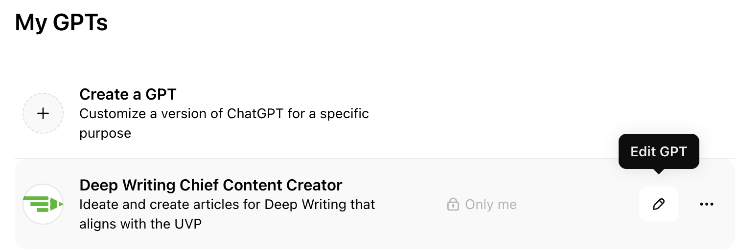 How to Build a Custom GPT That Writes Like You (In 6 Simple Steps!)