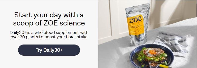 Zoe Daily30+ - by Dr Nicola Guess - Dr Guess’s Blog