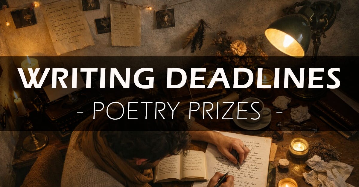 Writing Deadlines — A Special Poetry Edition: 18 Opportunities for ...