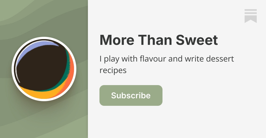 More Than Sweet | Marie Havnoe Frank | Substack