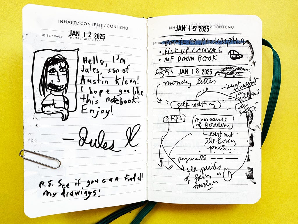 A peek inside my pocket notebook - Austin Kleon