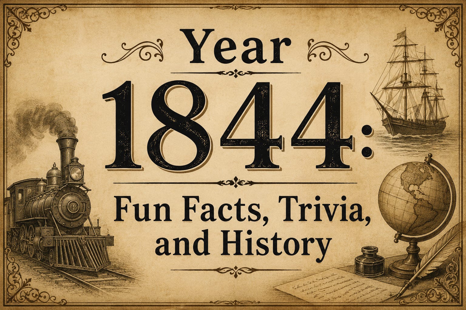 Year 1844: Fun Facts, Trivia, and History
