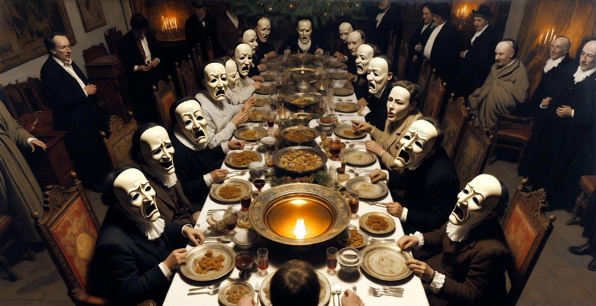 La Cena delle Maschere - by Marco Mignogna