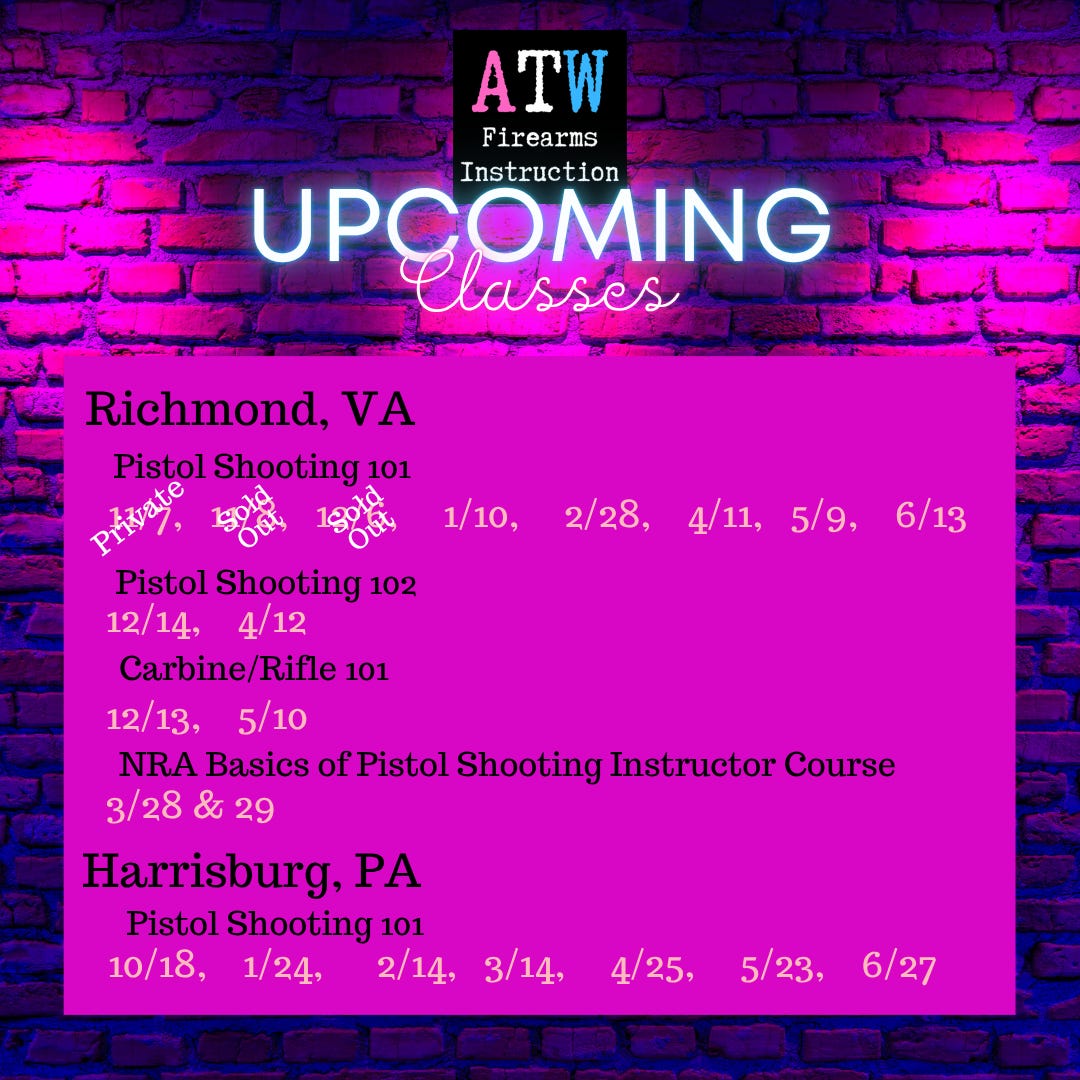 Upcoming Classes for 2025-2026