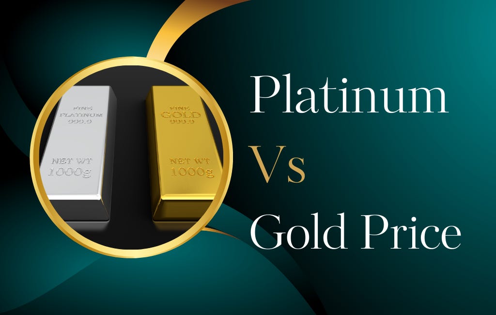 Platinum Vs Gold Price - by Ben Kou