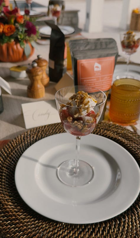 setting the table for breakfast