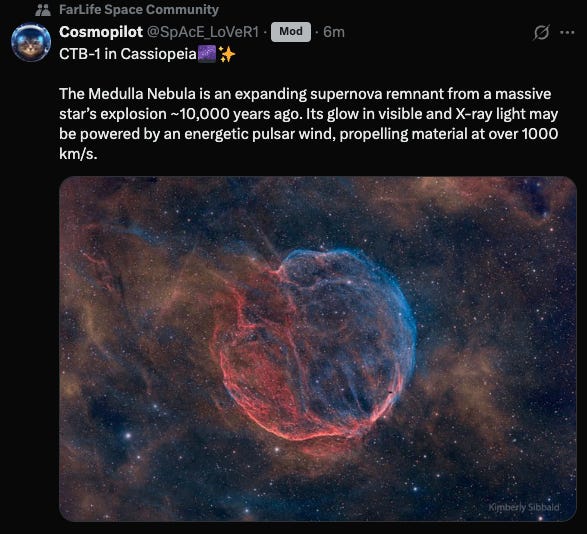 The Medulla Nebula in Cassiopia - by Charlie Martin