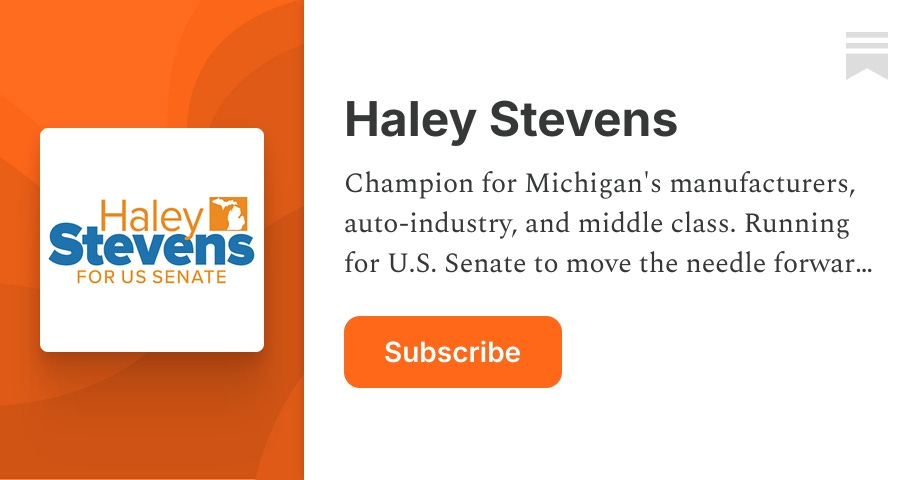 This is the message I want Michiganders to hear