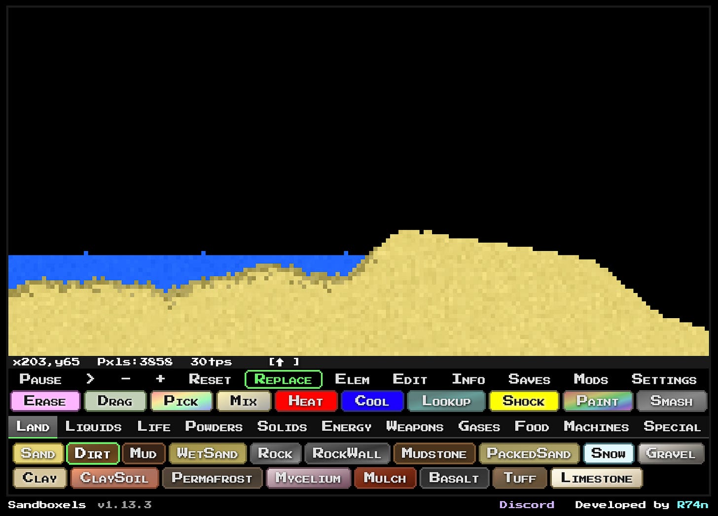 Sandboxels on Neal.fun - A New Home - R74n Newsletter