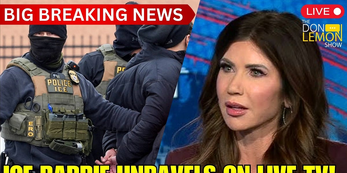 HOT TOPICS | ICE Barbie Kristi Noem Unravels As She Tries To Justify ...