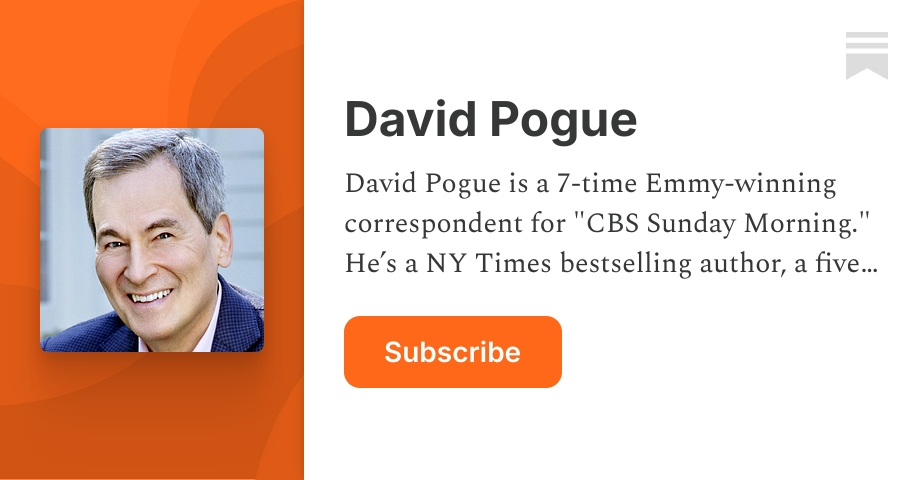 David Pogue | Substack