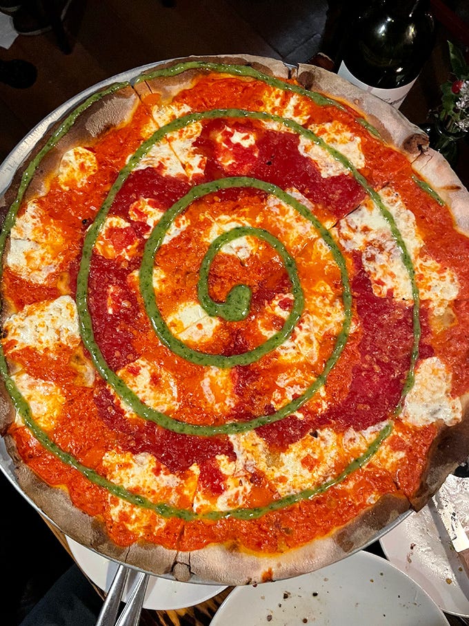 Rubirosa Tie Dye Pizza