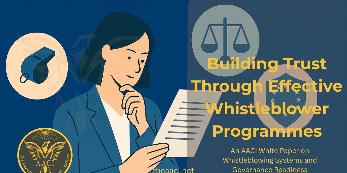 Implementing an Effective Whistleblower Programme in 2025: A Practical ...