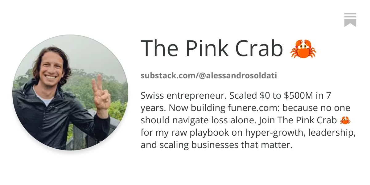 The Pink Crab 🦀 | Substack