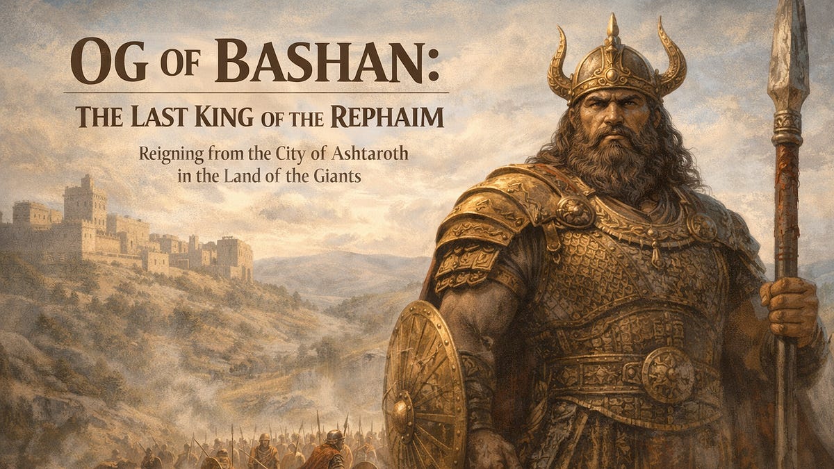 Og of Bashan: The Last King of the Rephaim