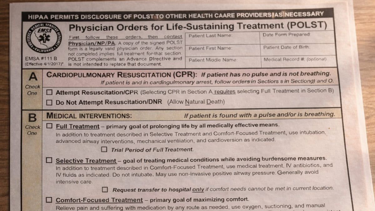 When Wishes Become Medical Orders: Understanding POLST and MOLST—and ...