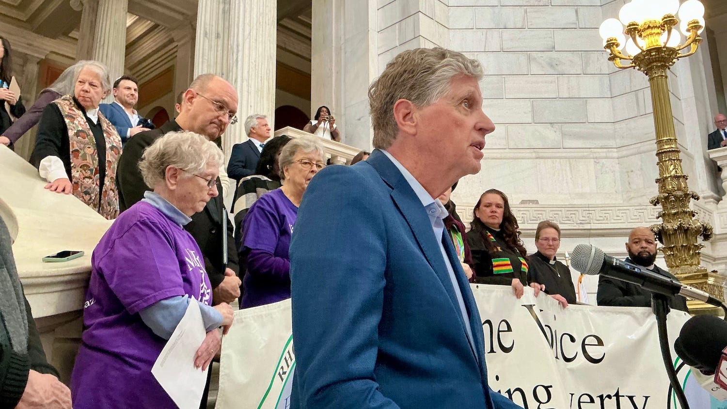The 18th annual Fighting Poverty with Faith Vigil convenes at the Rhode ...