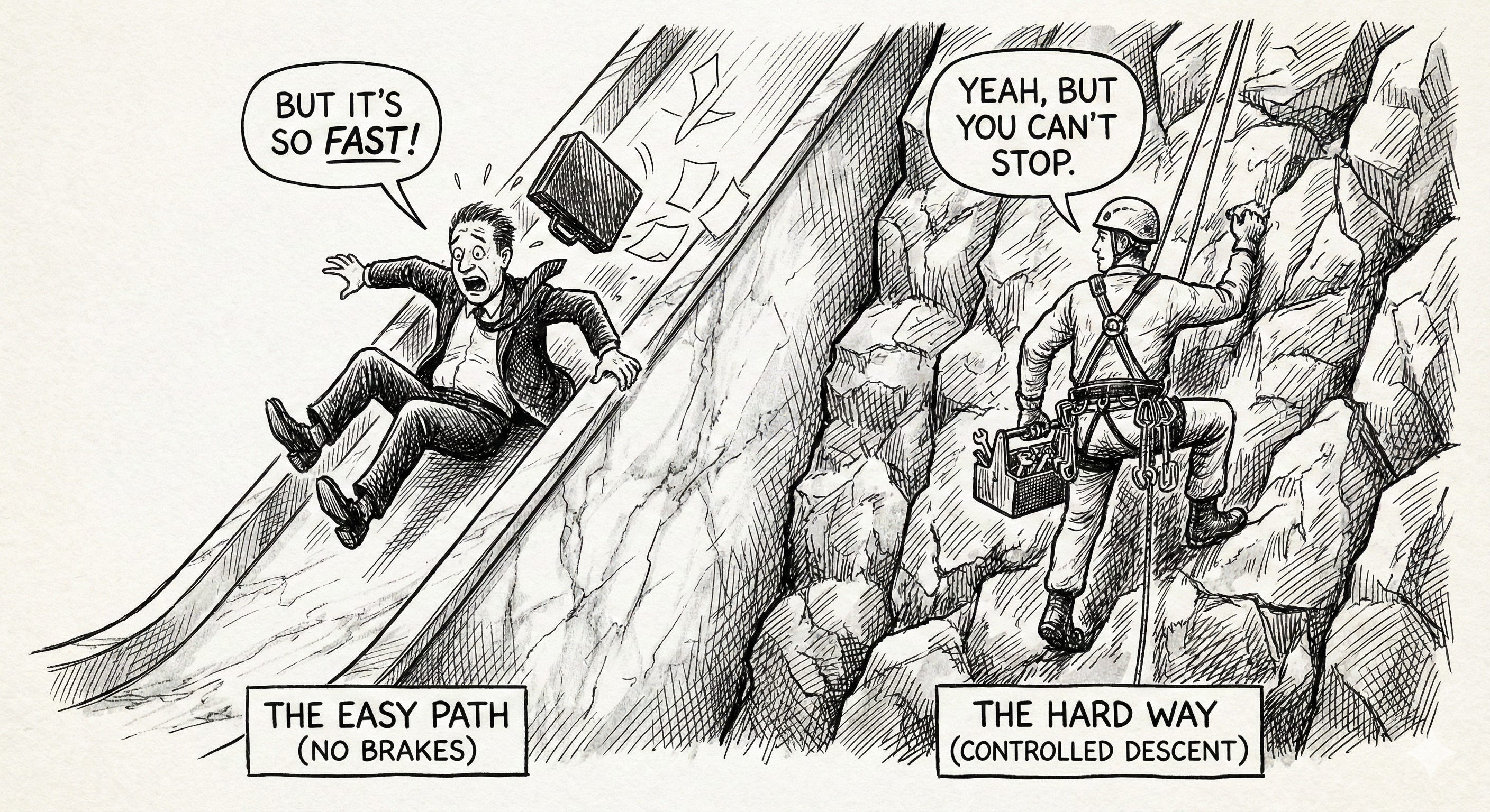 "Seamless" Is A Scam: Why Friction Is The Only Way To Create Value.