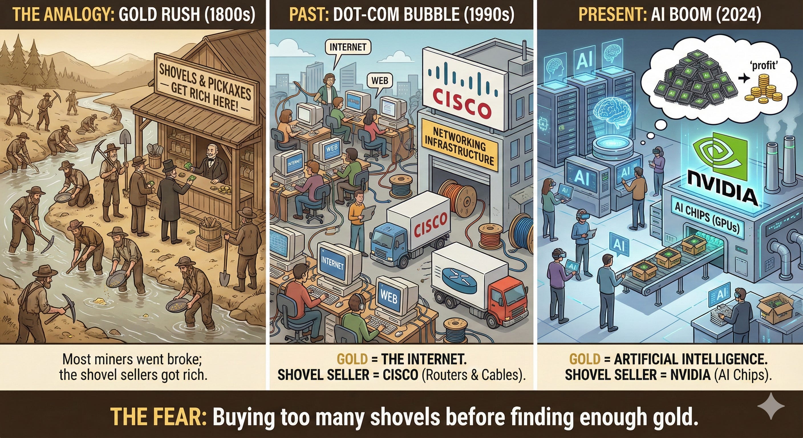 The Trillion-Dollar Question: Is AI the New Dot-Com Bubble?