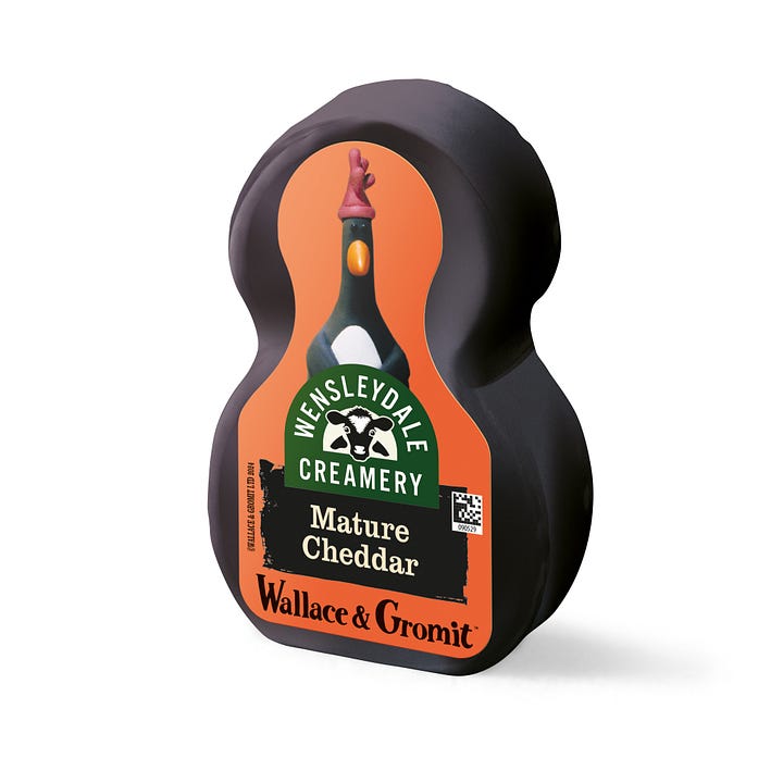WENSLEYDALE CREAMERY UNVEILS LIMITED-EDITION WALLACE & GROMIT CHEESE ...