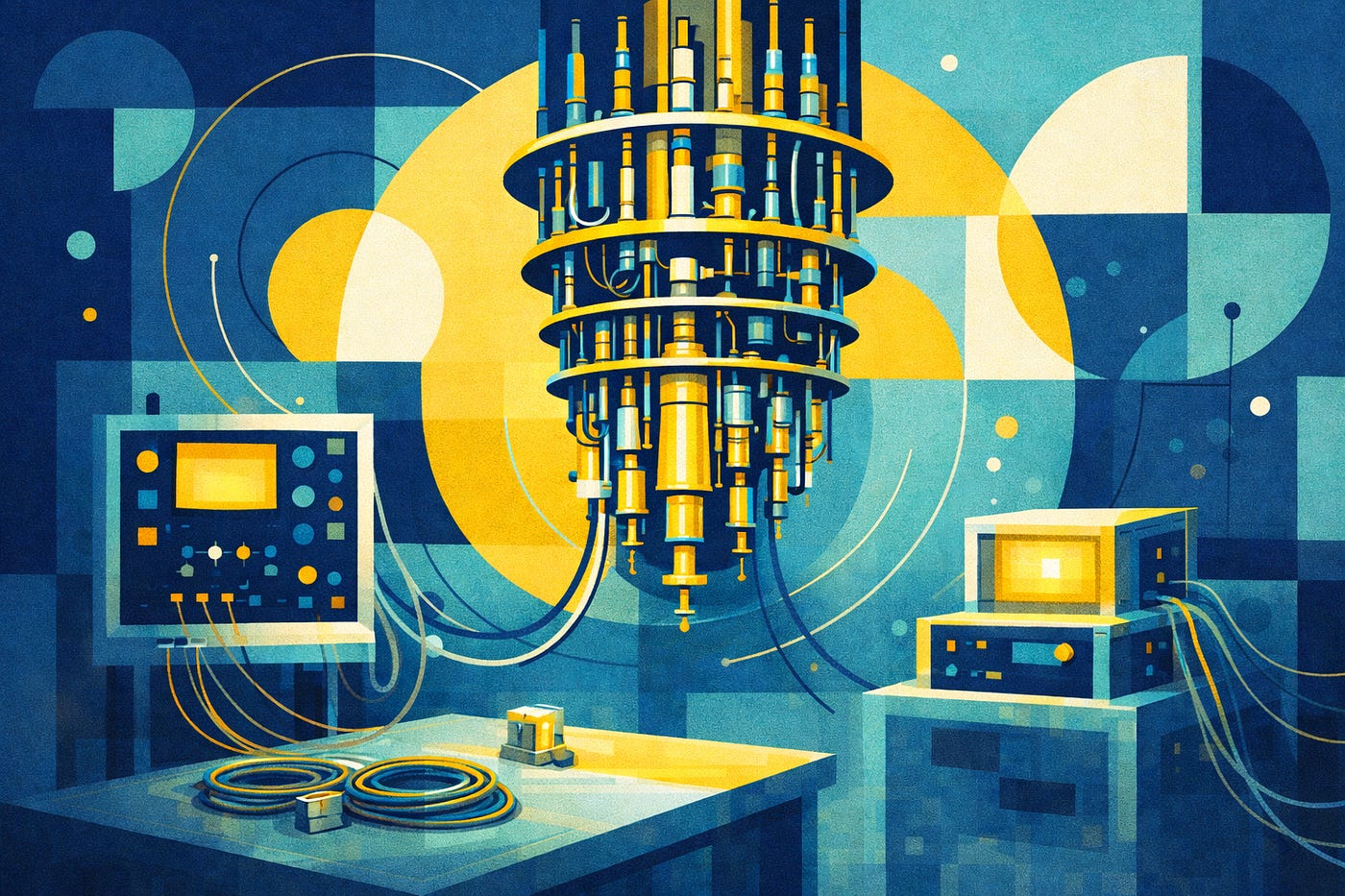 What a (cool) quantum computer looks like