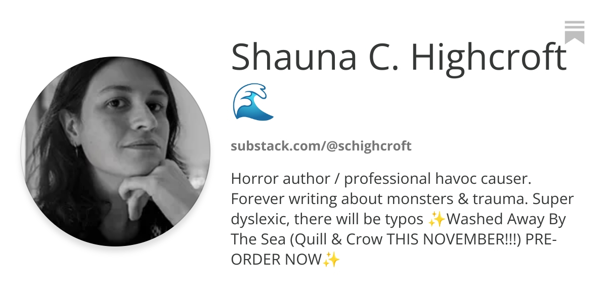 Shauna C. Highcroft 🌊 | Substack