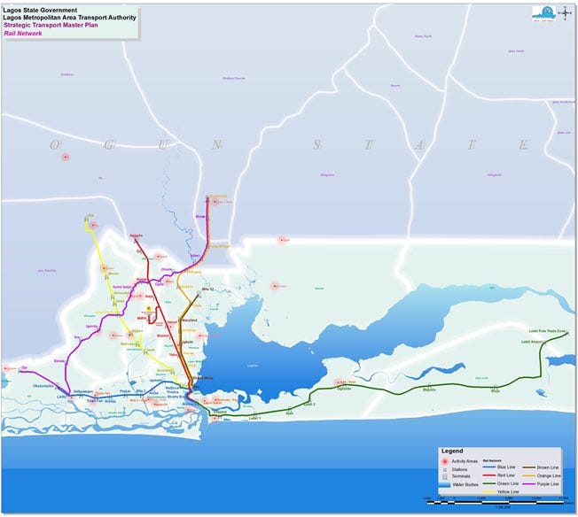 What you need to know about the Lagos Rail Master Plan