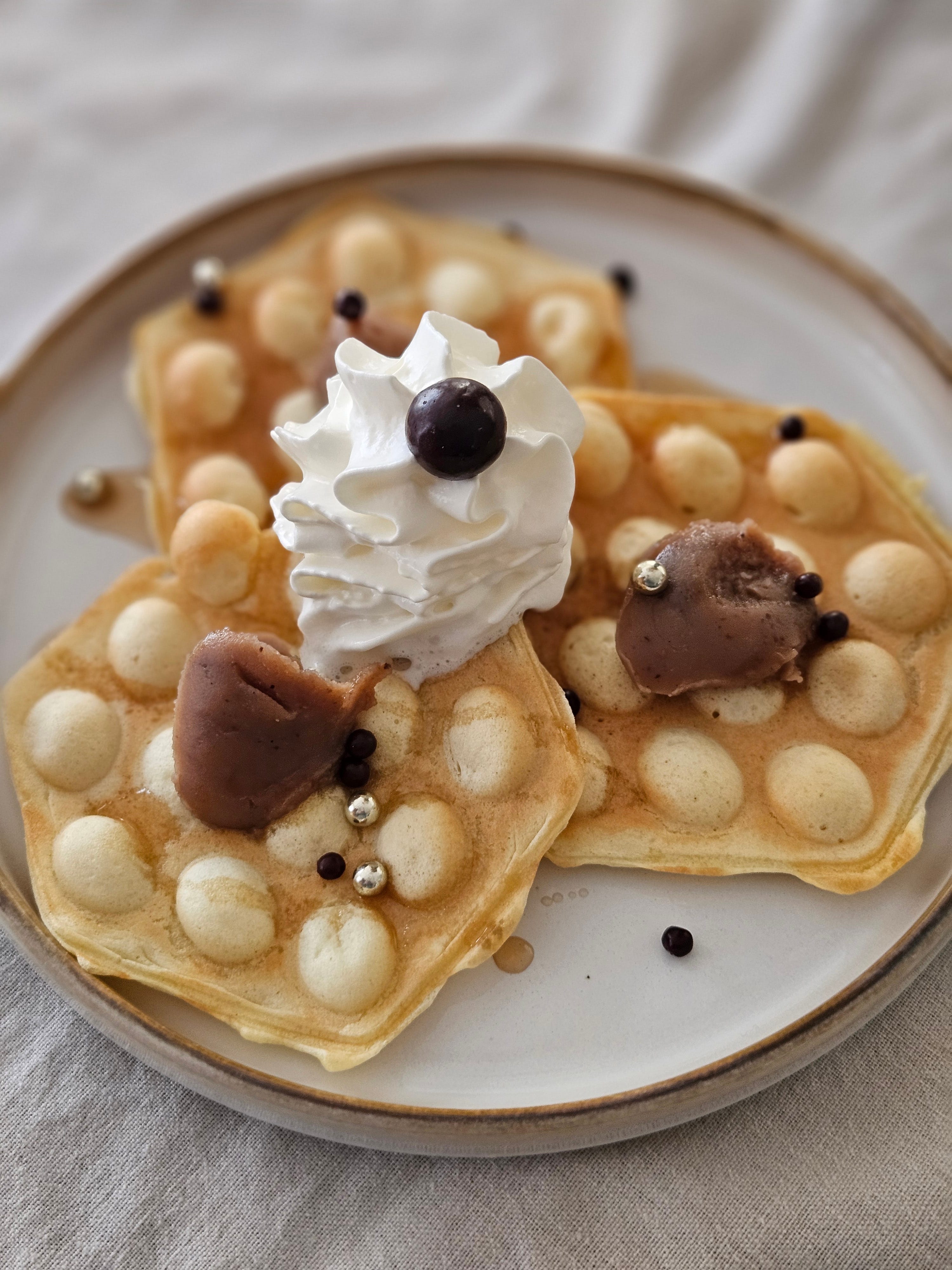 Mini bubbles Waffles - by Audrey Bourdin - Audrey Cuisine