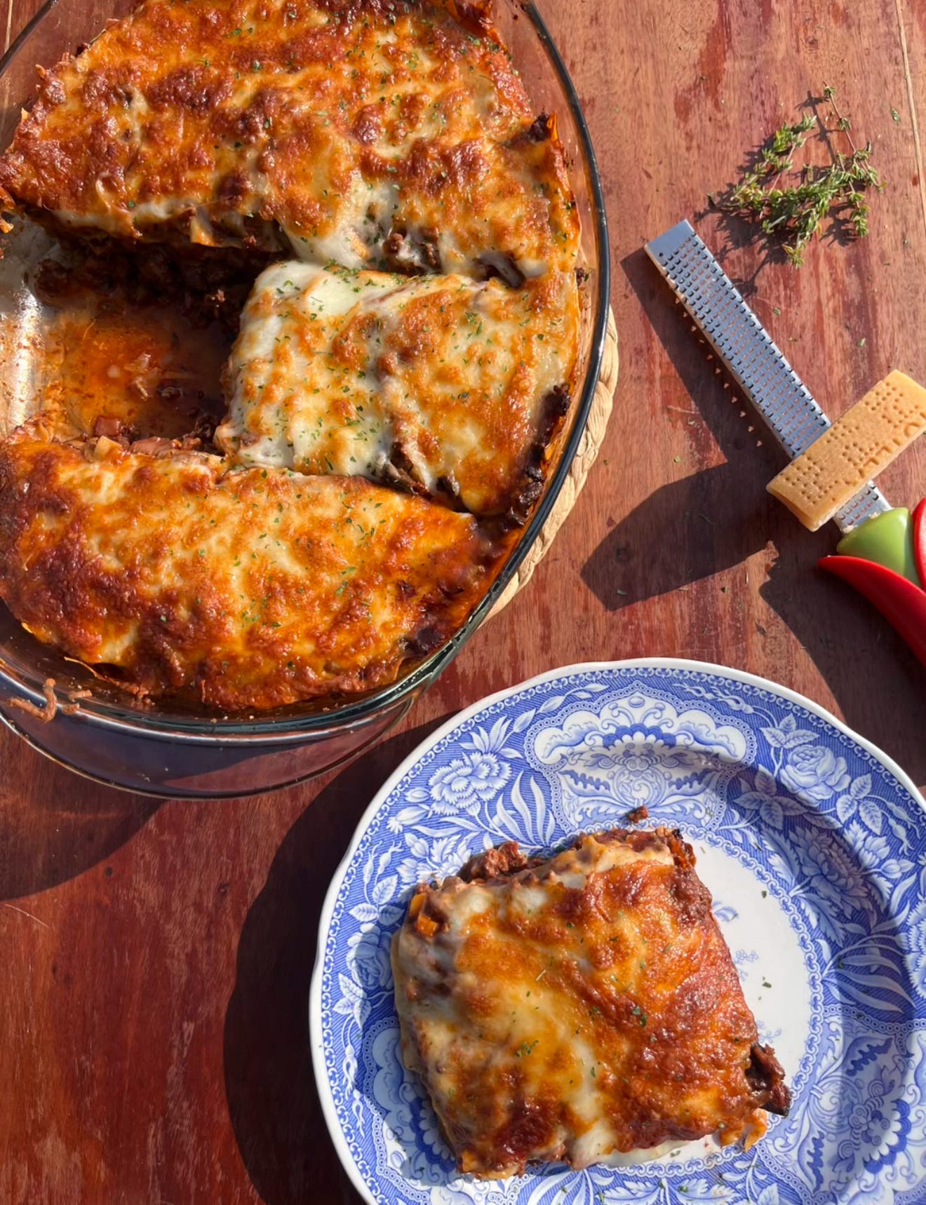 Beef & Chestnut Mushroom Lasagna - by Lelolemons 🍋