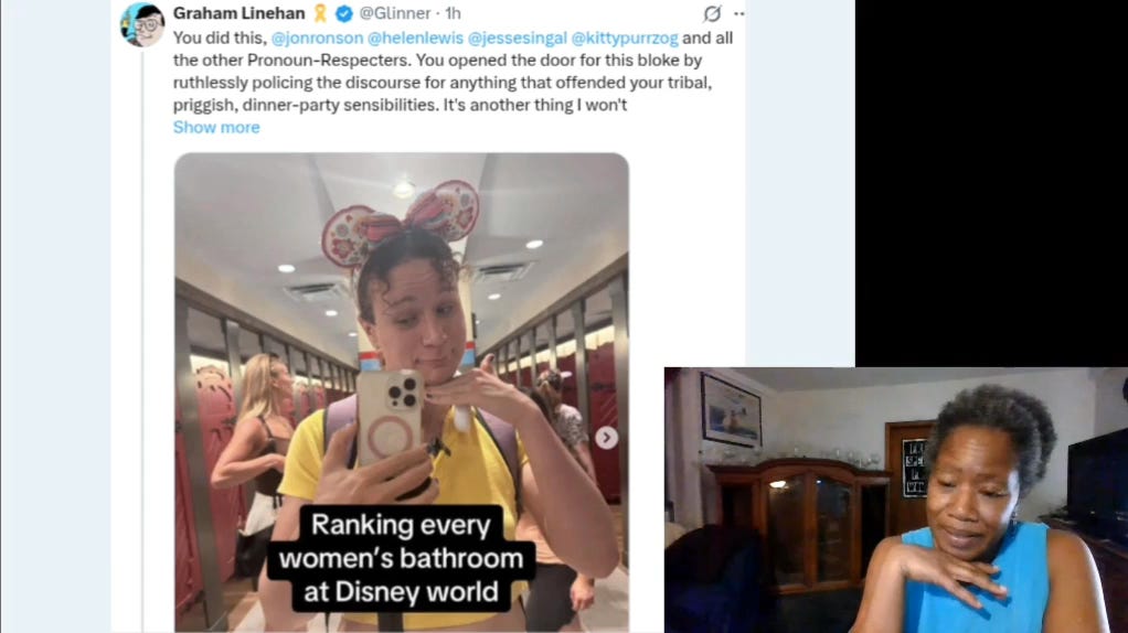 GRAHAM LINEHAN'S TROON HYPOCRISY - by Karen Davis